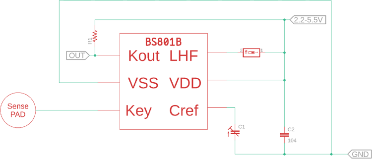 BS801B触控键控制器- Pinout，功能，应用，数据表，工作，可选，概述 - bet188真人在线
