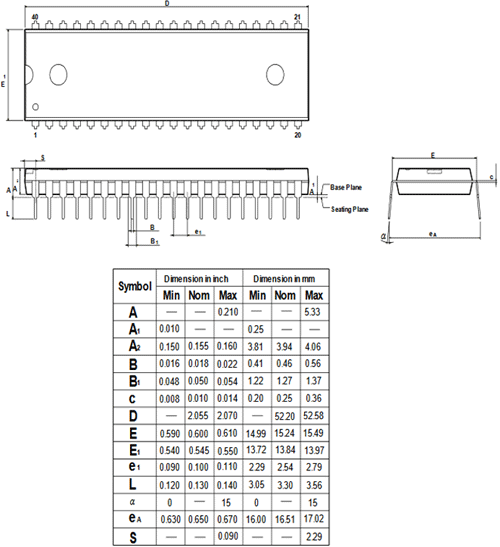 W78E052DDG Microcontroller Unit- Pinout, Features, Datasheet，概览 - bet188真人在线